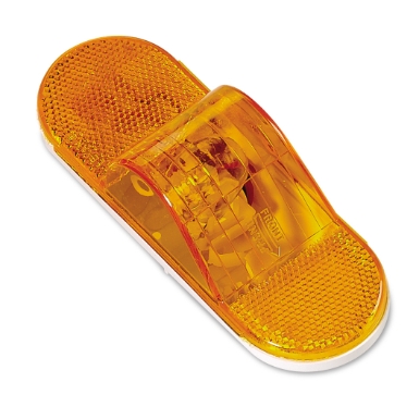 6.5 inch Sealed Mid-Trailer Turn Signal 47772, 9 LED Diodes, Amber | Waytek